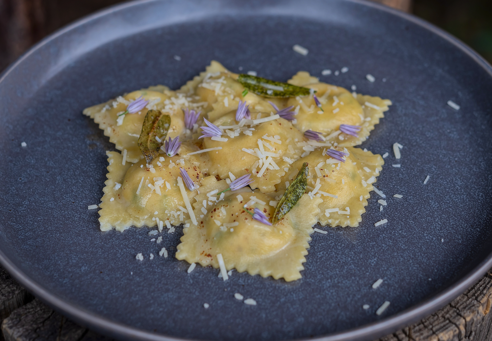 Wild Onion Ravioli with Brown Butter Sage Sauce Recipe - Everest News