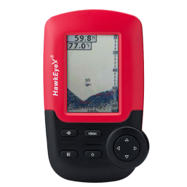 HawkEye FishTrax™ 1C Handheld Fish Finder w/HD Color VirtuView™ Display