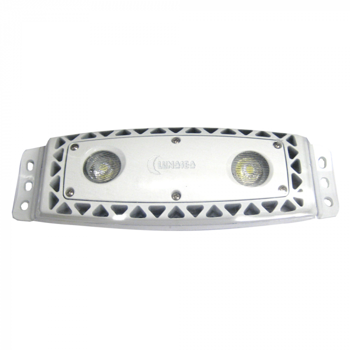 Lunasea High Intensity Outdoor Dimmable LED Spreader Light - White ...