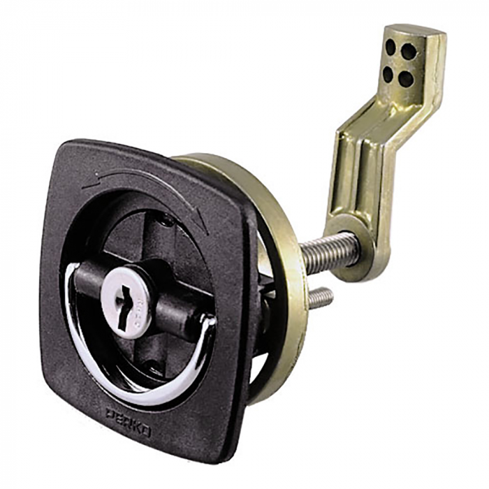 Perko Black Flush Lock - 2.5" x 2.5" w/Offset Cam Bar & Flexible ...