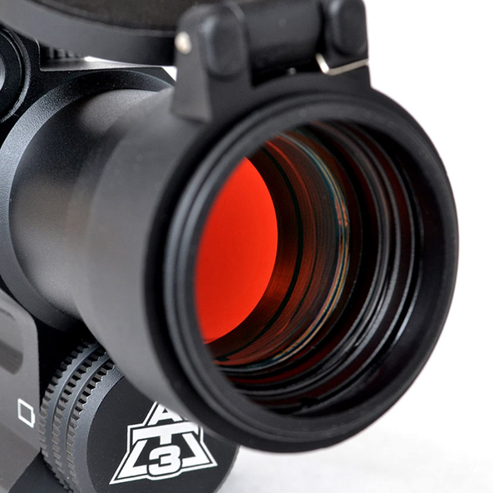 AT3 4X Magnified Red Dot with Laser Sight Kit - 2 MOA Red Dot with ...