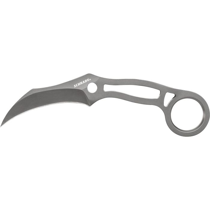 Schrade SCH111 Karambit Fixed 3.0 in Blade Stainless Handle