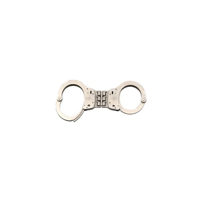 Std Size Hinged Nickel Handcuff