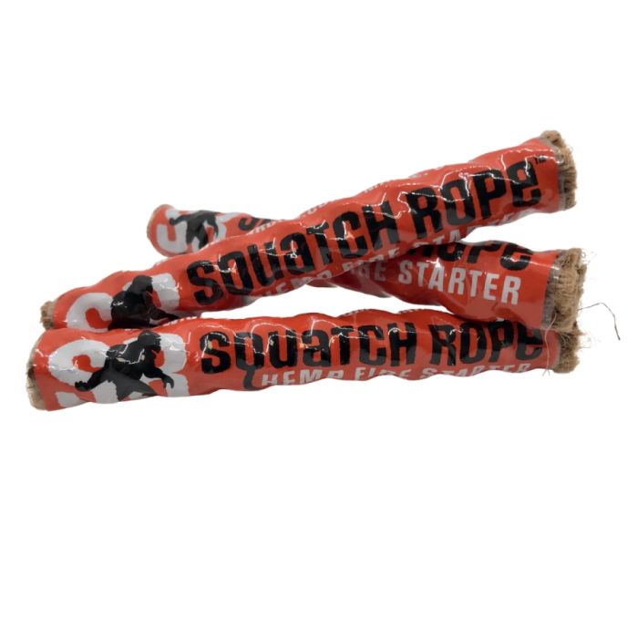 Squatch Rope Hemp Fire Starter | Wind Proof & Water Proof