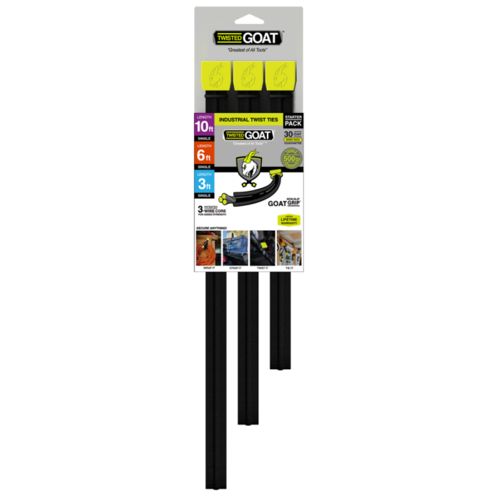 Twisted Goat Starter Pack Industrial Twist Ties